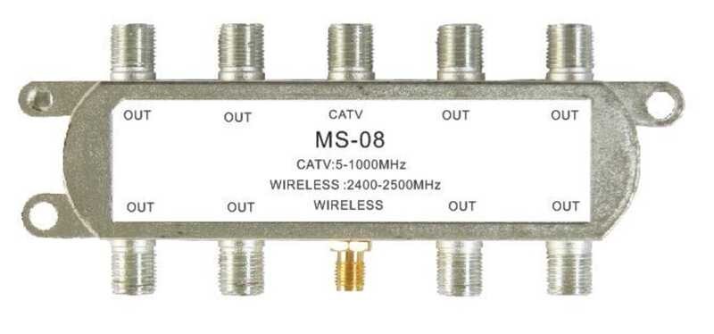 hotel wireless network coverage 8-way hybrid distributor panel WOC ...