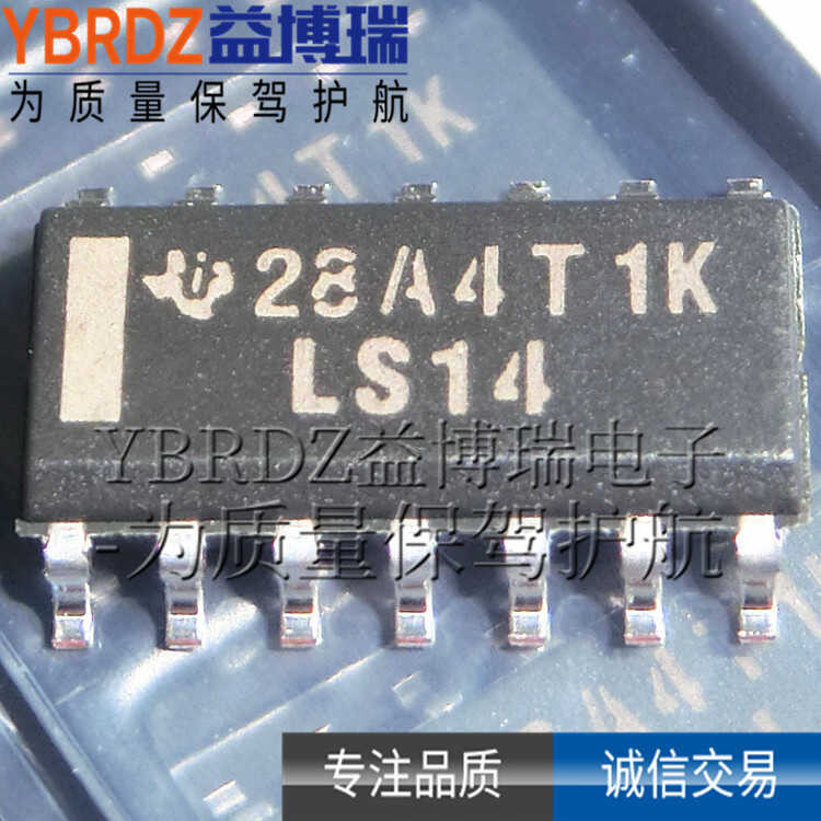 Original SN74LS14DR silk screen LS14 patch SOP-14 flip-flop inverter ...