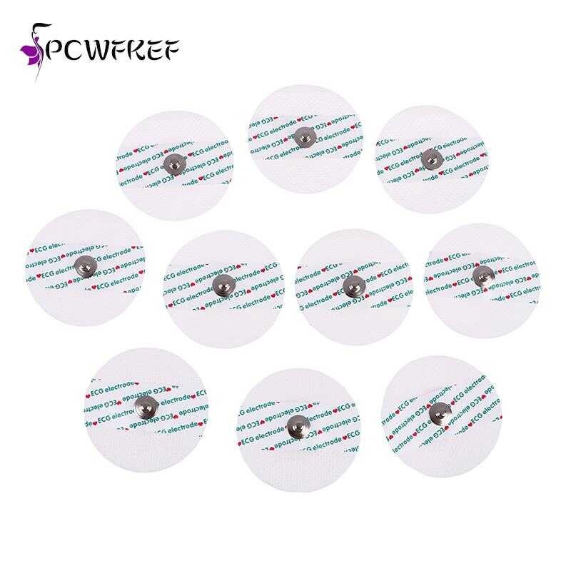 Medical Disposable 10Pcs ECG Accessories ECG EKG Electrode Patch Non ...