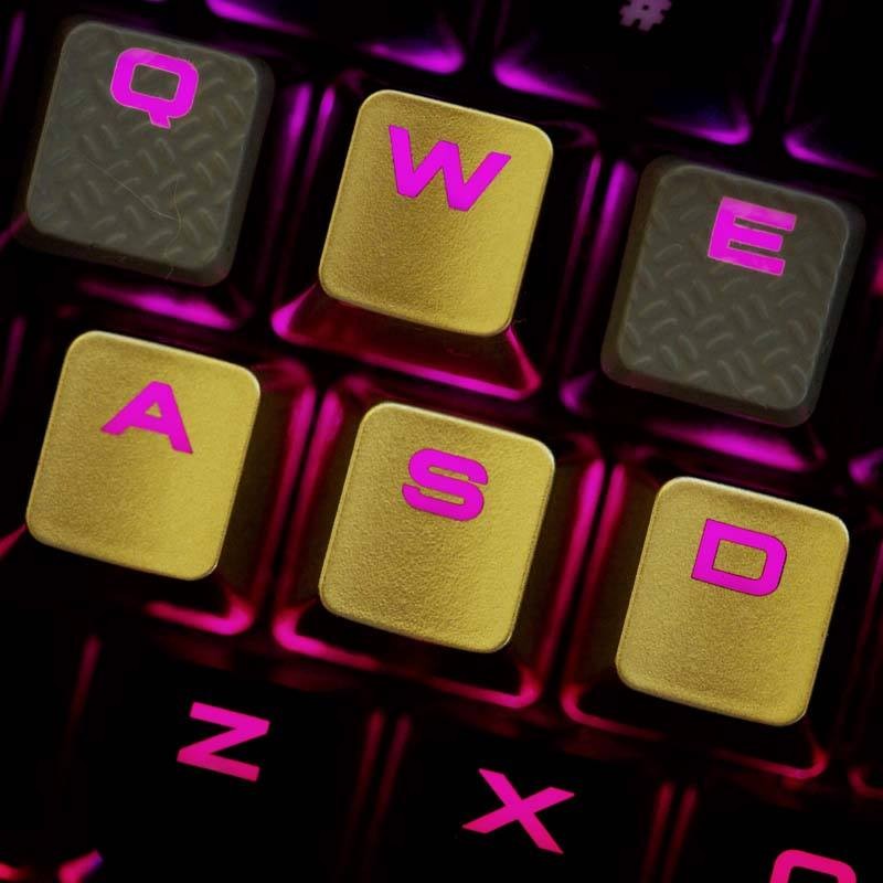 New Keycaps, Personalized Keycaps, WASD Paint Game Keycaps, Cross-axis ...