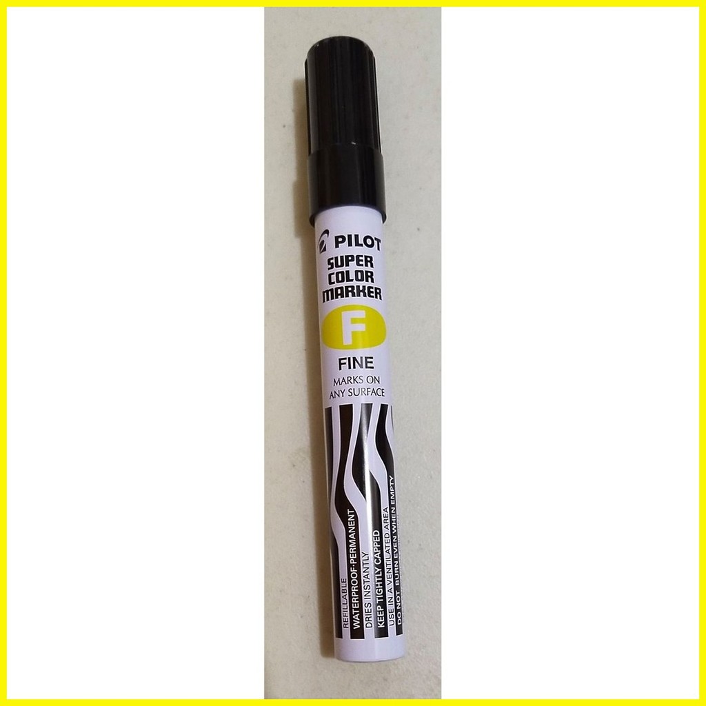 PILOT Super Color Marker FINE Black PILOT marker , Black color ...