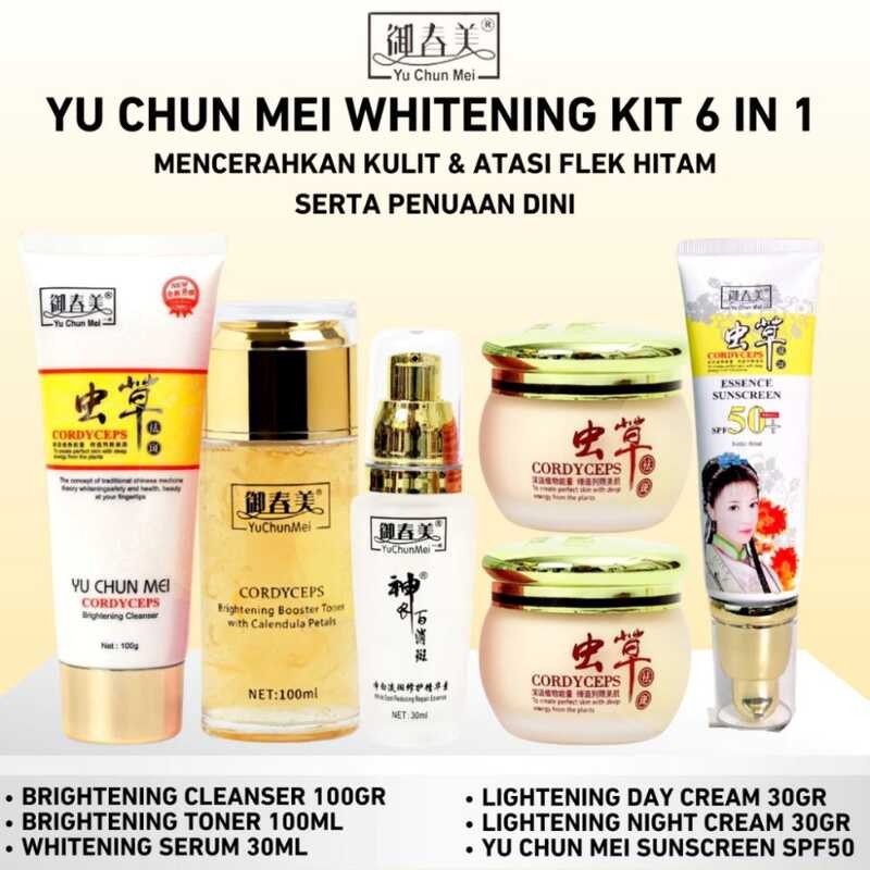 Niacinamide COD Local Originalbpom YU CHUN MEI Cordyceps Whitening Kit ...
