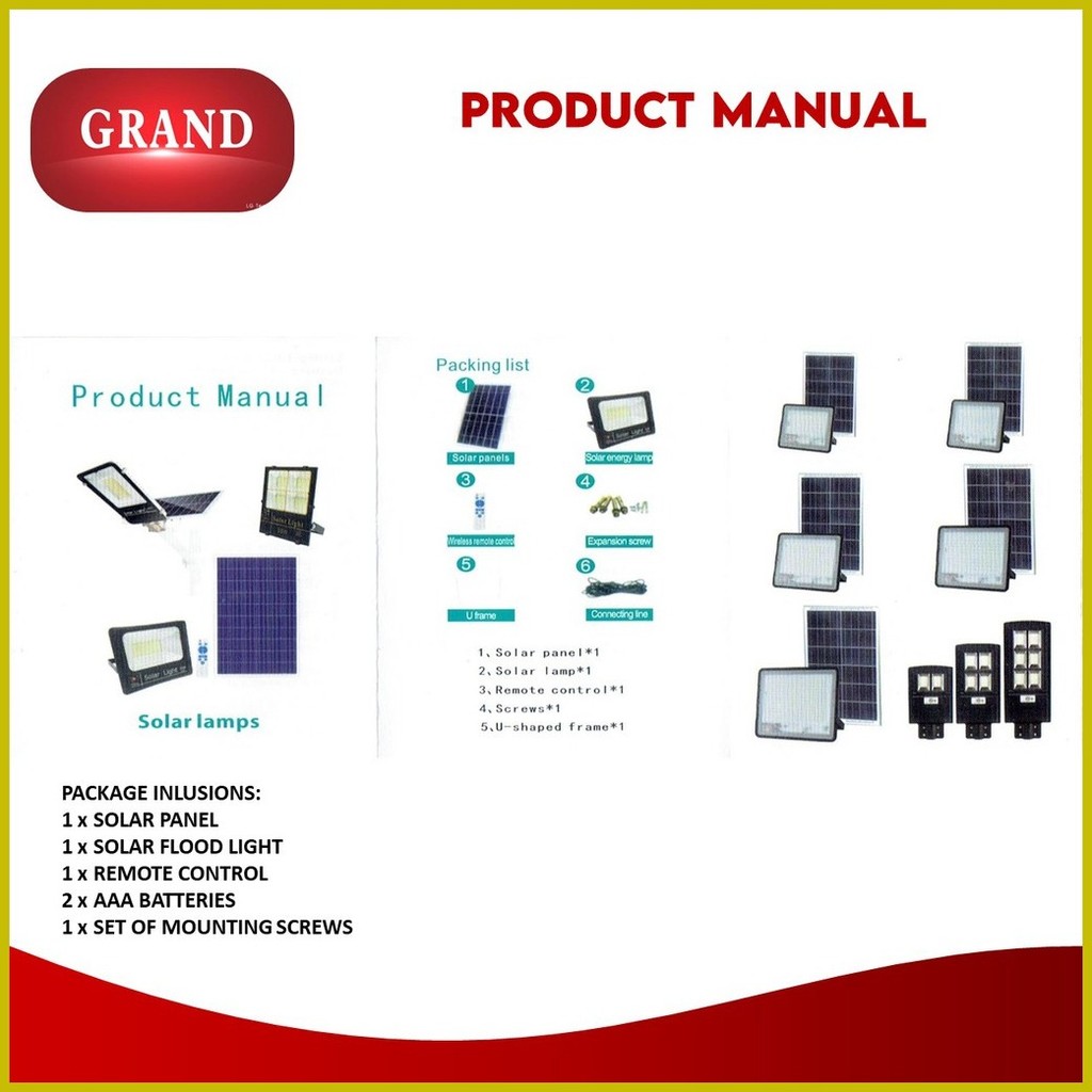 ♀ ♧ Grand Solar LED Flood Light 50 Watts Daylight | Shopee Philippines