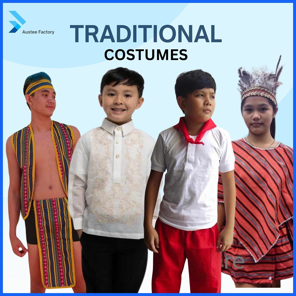 Austee Traditional Wear Barong Baro Saya Kimona Filipiniana Balintwak ...
