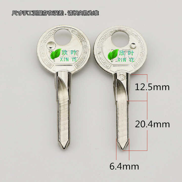 Copper Leap Name Protection Oblique Cross Misalignment Embryo Blank Key ...