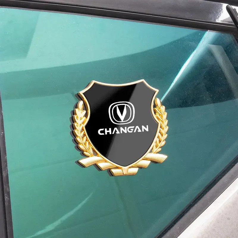 3D Metal Car Trunk Window Side Emblem Badge Decal Sticker For Changan ...