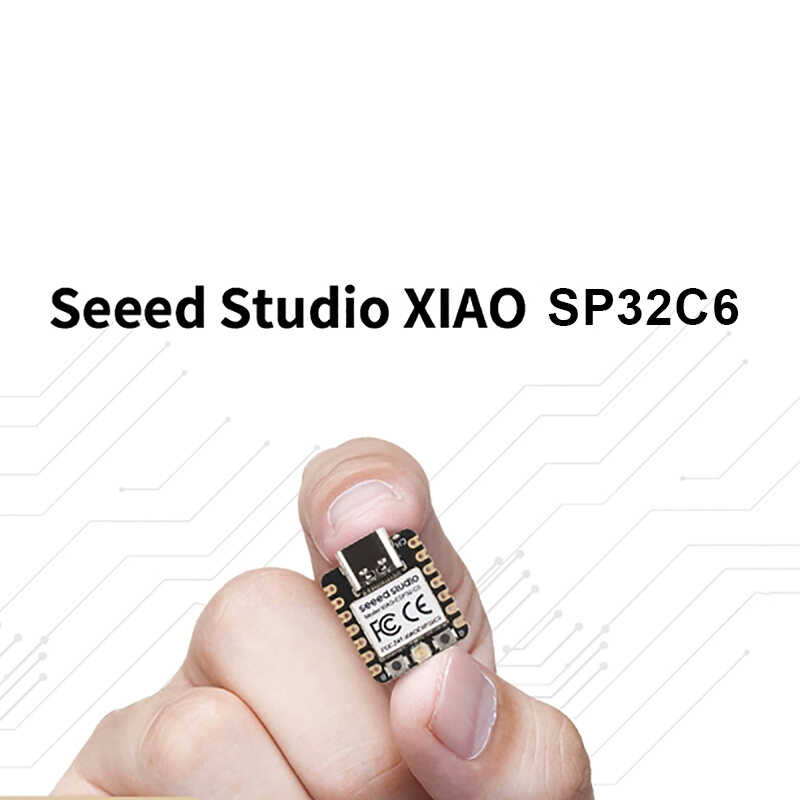 Seeed ESP32 Studio XIAO ESP32C6 WiFi 6+Bluetooth-compatible Ble 5 port ...