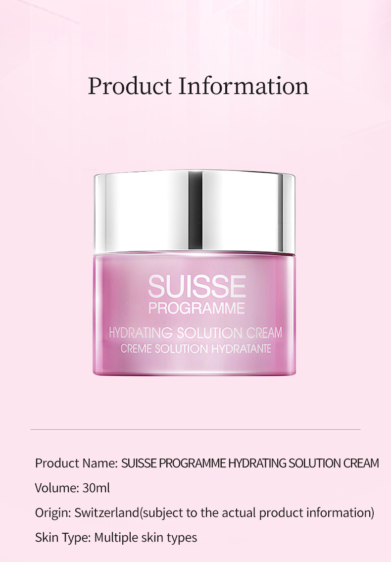Suisse Programme Hydrating Solution Cream (30ml/30ml x2pcs) | Shopee ...