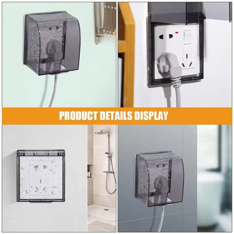Universal Waterproof Wall Socket Cover Switch Plate Protector for Home ...
