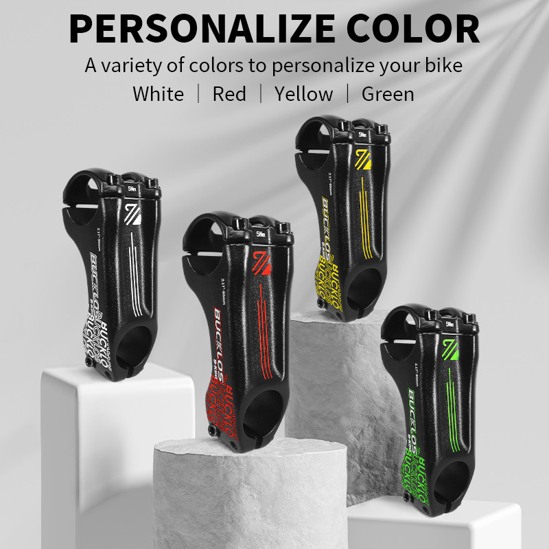 BUCKLOS Bike Stem 17 ° Negative Stem Mtb Aluminum Alloy 90mm Road Bike ...