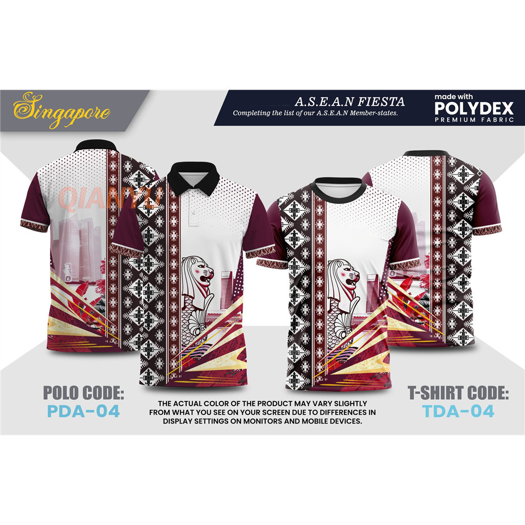 [READY STOCK]ASEAN FIESTA Singapore Design TSHIRT & POLOSHIRT FULL ...