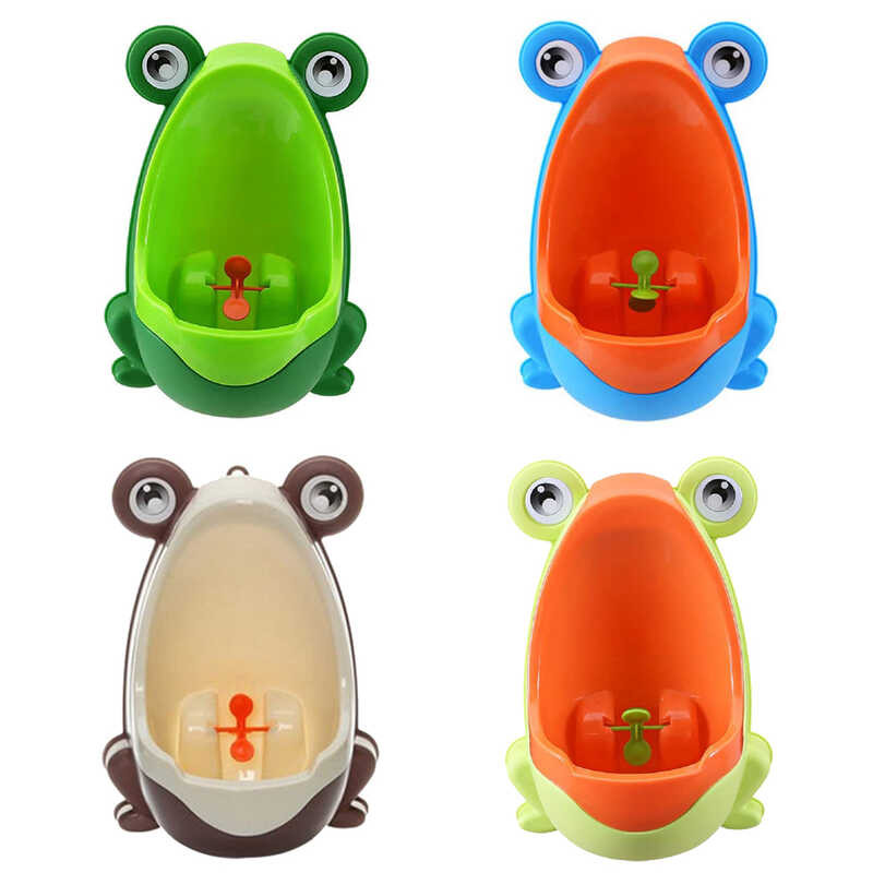 Baby Frog Standing Potty Cartoon Wall-Mounted Kids Boys Toilet Training ...