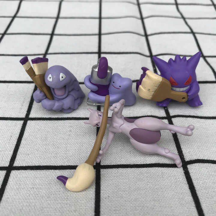 Bulk Goods Qitan Gacha Club Pokémon Gengar Mewtwo Haunted Eye Figurine ...