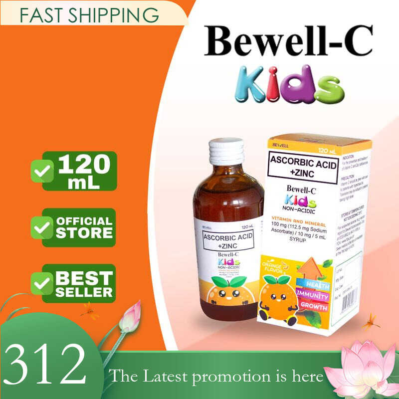 Bewell-C Kids 120Ml Bottle Ascorbic Acid With Zinc (Vitamin And Mineral ...