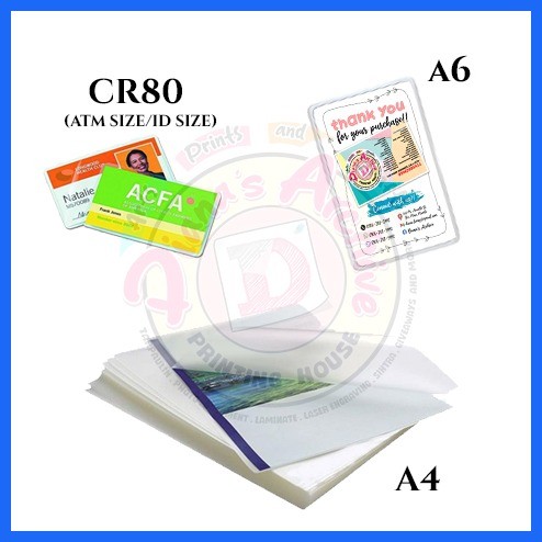 ∴ LAMINATED CARD/ID (PRINT&LAMINATE) FOR ID | PHOTOCARD | TAGS ...