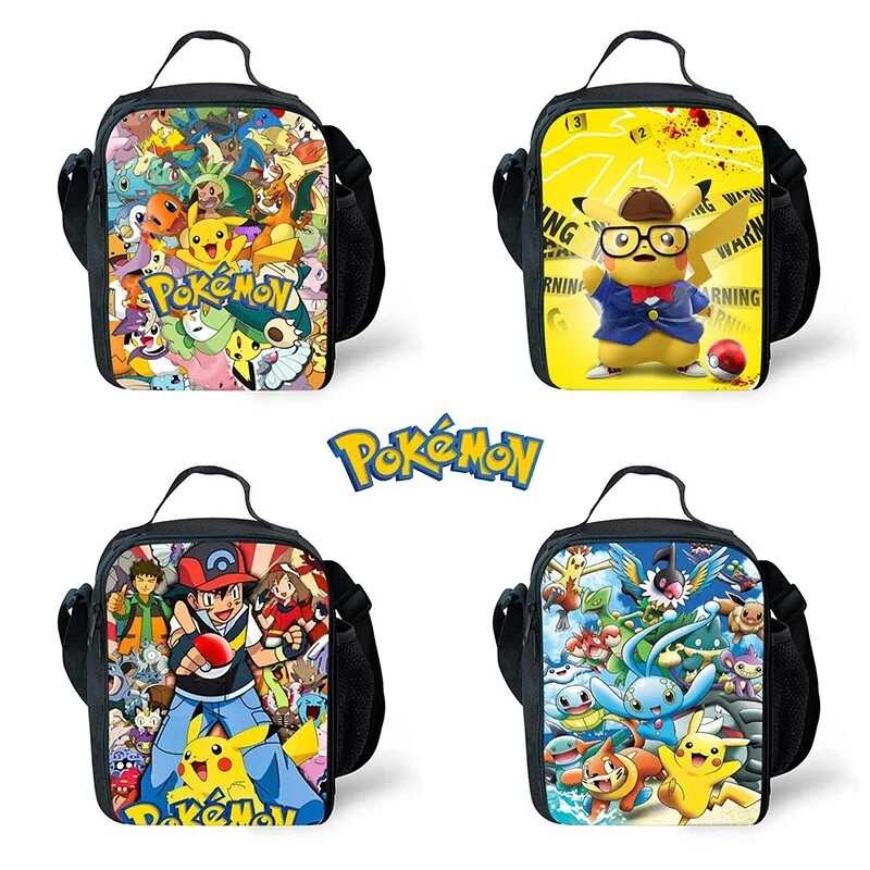 Student Pikachu Lunch S Cartoon Printing Insulated Bento Portable ...