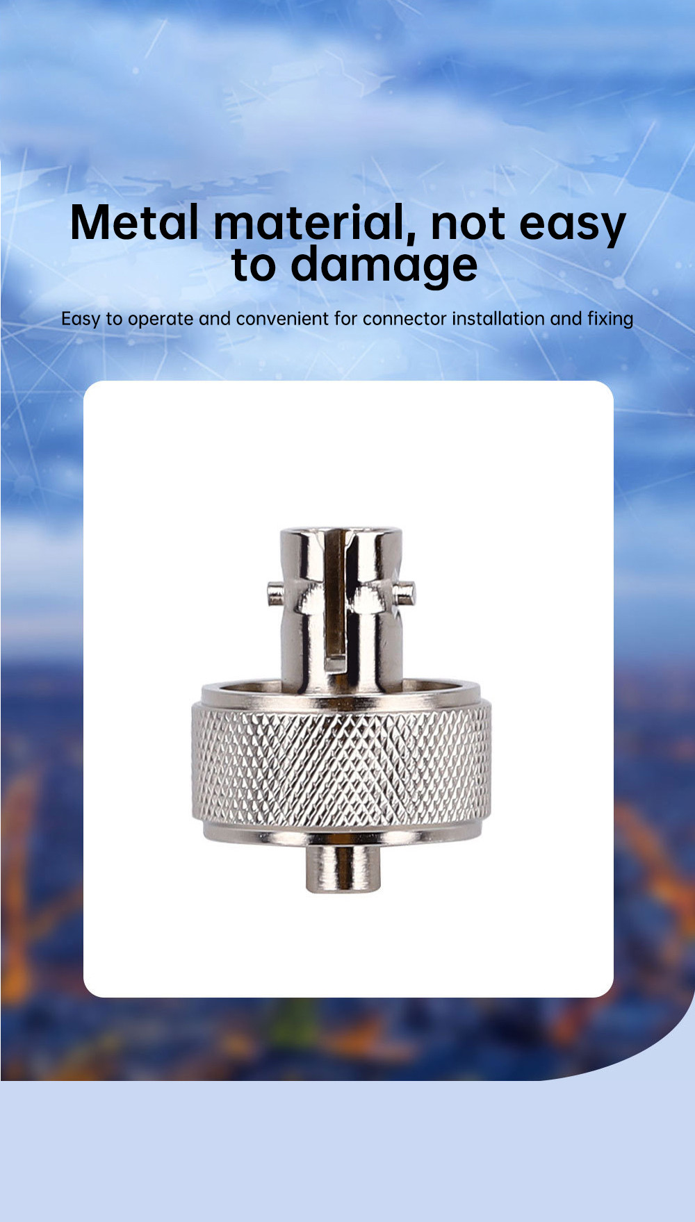 ZOERAX OTDR Fiber Optic Adapter ST Square Connector Optical Time Domain ...