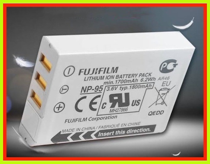 Fujifilm NP-95 NP95 Battery For Real 3D W1 F30 F31 X100T X70 X30 X-S1 ...