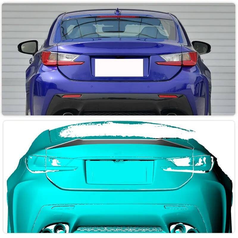 Fiber Carbon Trunk Wings for Lexus RC F RCF Coupe 2-Door 2015-2018 Car ...
