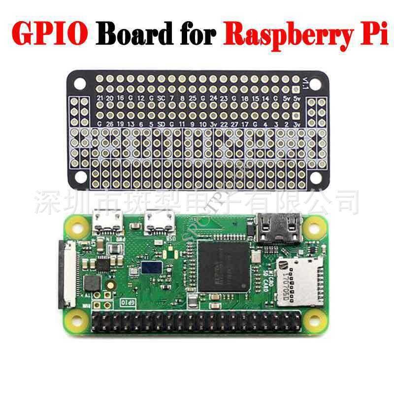 Raspberry Pi ZERO W expansion board GPIO HAT hole board DIY Proto HAT Shield | Shopee Philippines