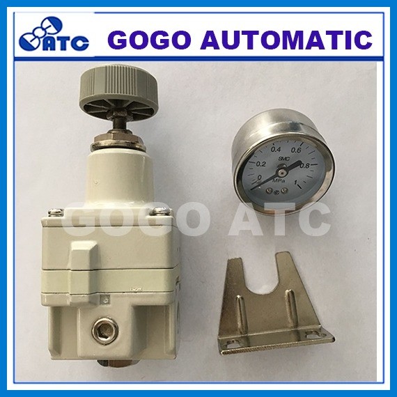 SMC type precision pressure regulator IR3000-04BG regulator with pressure gauge and bracket ...