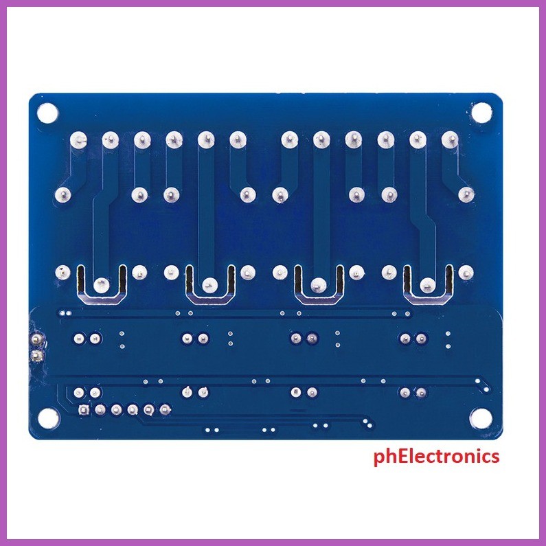 4 Channel 5V 10A Relay Module Board Coupling Optocoupler relay module ...