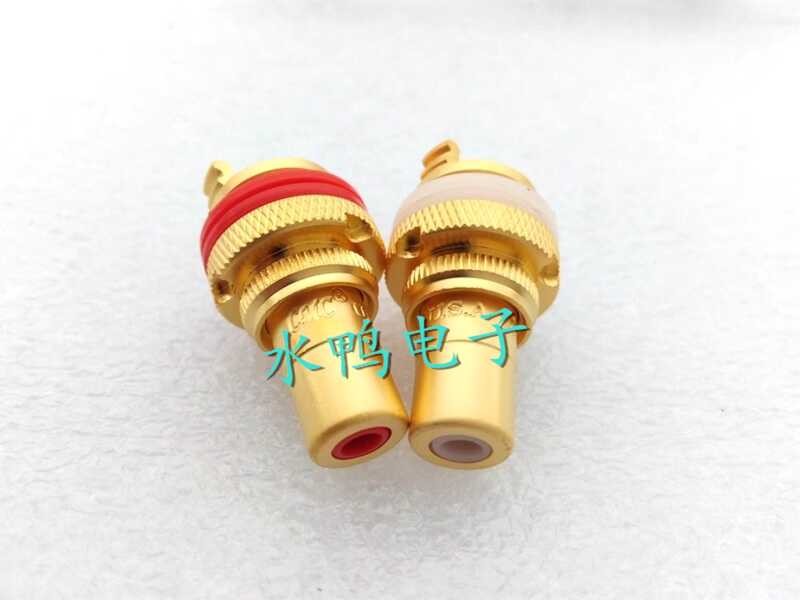 CMC Fever RCA Audio Socket Signal Terminal Gold Plated Lotus Seat in ...