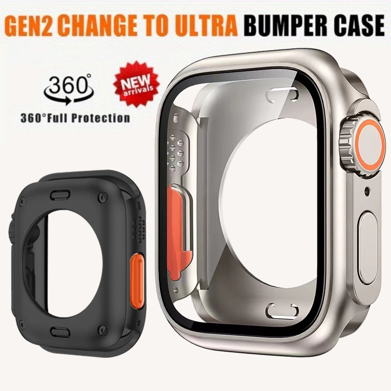 Screen Protector Cover for Apple Watch 45mm 44mm 40mm 41mm Hard PC ...