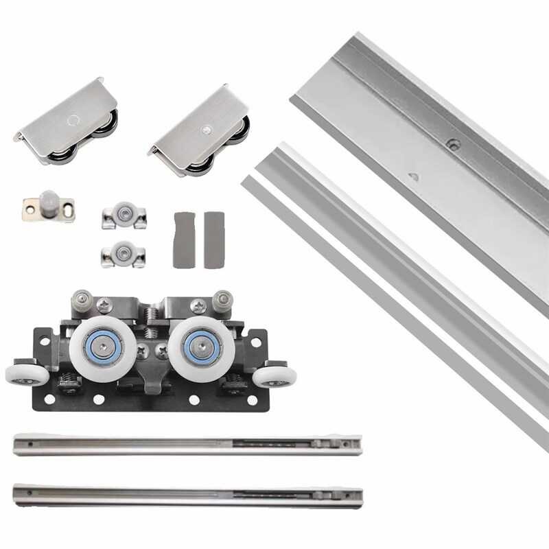Ghost Door Invisible Track Bathroom Door Sliding Door Two-Way Buffer ...