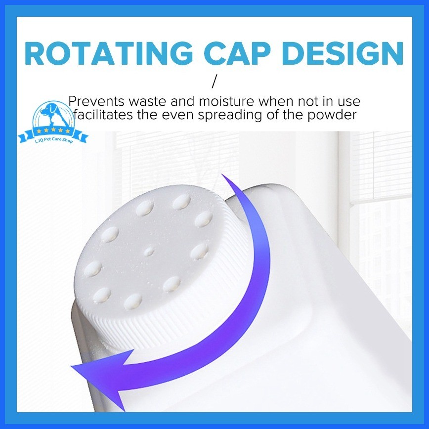 ∦ ⚖ ️ Pet Dry Shampoo Cleaning Powder Cat Dog Bathing Washing Anti Tick ...