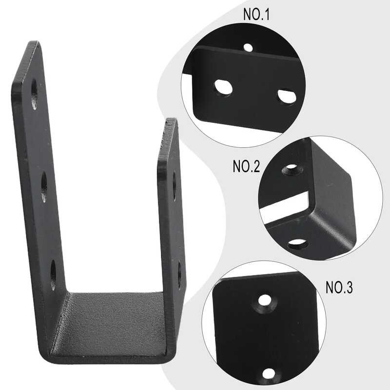 U-Shaped Security Door Barricade Bracket Heavy Duty Open Bar Holder ...