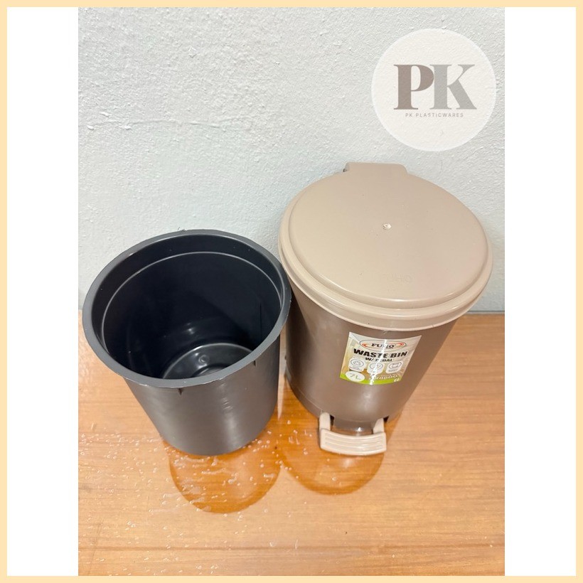 Fuho Waste bin with pedal cover / Basurahan ۞ | Shopee Philippines