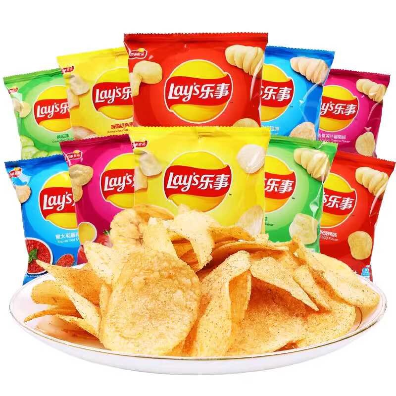 Le Shi Cut Chips Hao Li You Ya Potato Pack, Wei Zi Yuan Multi Flavored ...