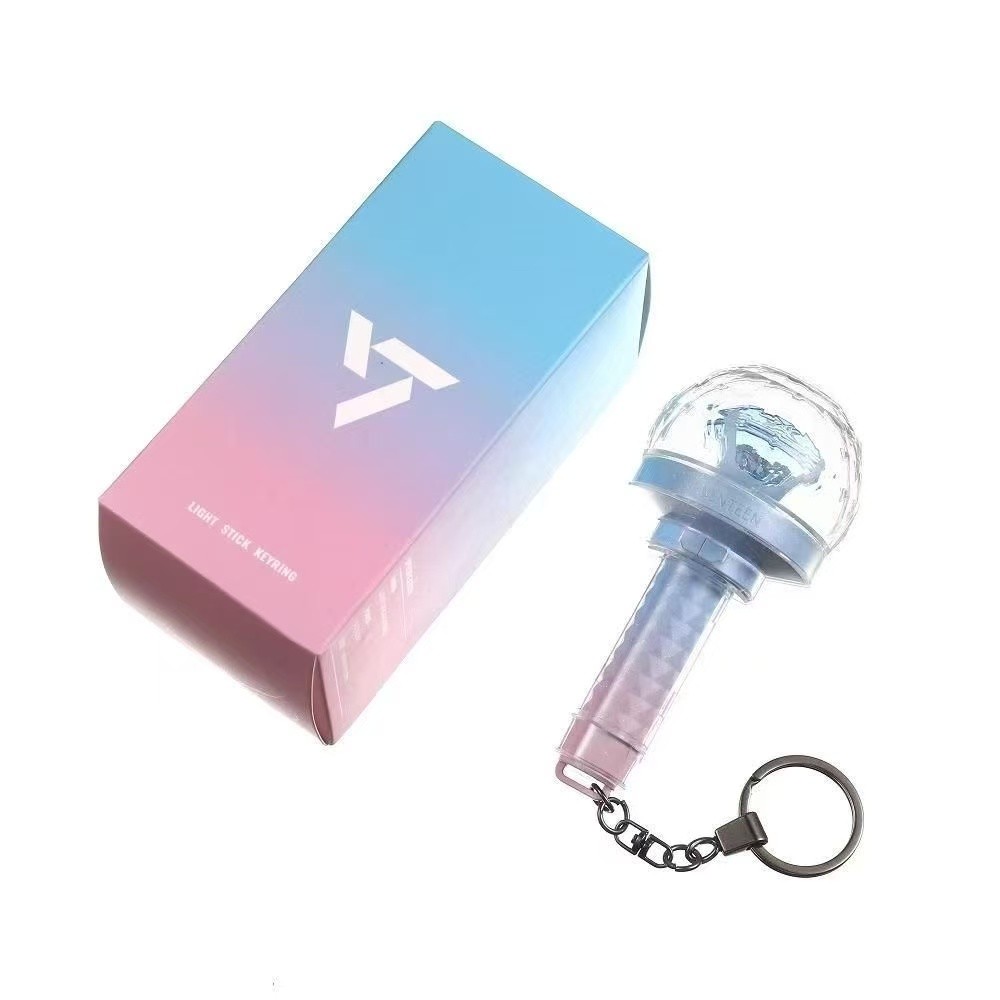 Kpop Idol SEVENTEEN Mini Lightstick Keyring 10th Anniv Carat Glow Stick ...