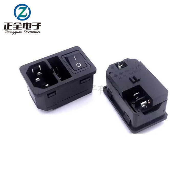 AC socket with 4-pin two-stage seesaw switch socket, cabinet T-shaped ...