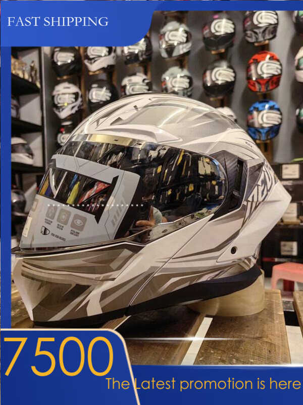 NEO ICON GD S1 Parallax Modular Dual Visor Helmet (Free Clear Visor ...