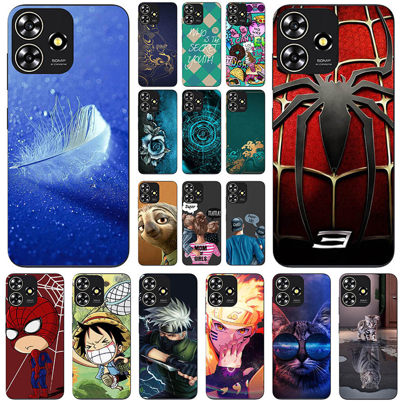 Fashion Cartoon Anime Element Phone Case For ZTE Blade A73 4G Blade A73 ...