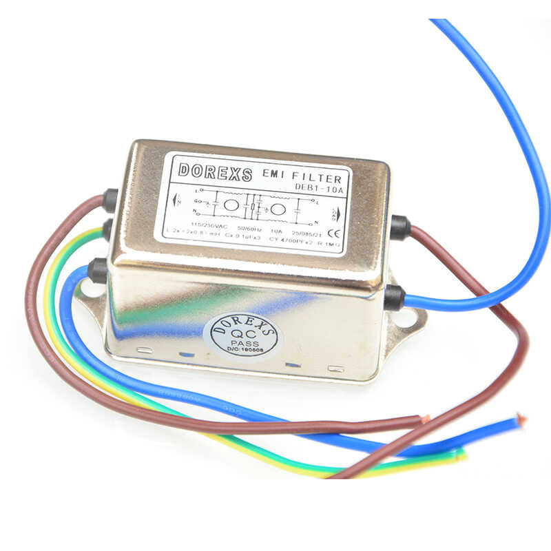 DOREXS DEB1-3A 6A 10A power filter AC 220V anti-interference | Shopee ...