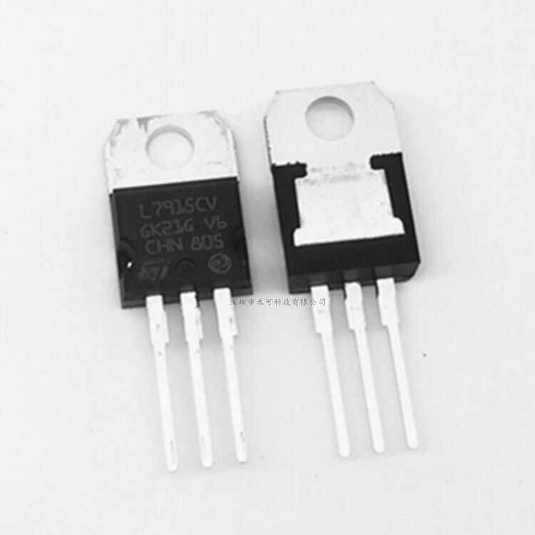 ST/STMicroelectronics L7915CV TO-220 Three Terminal Voltage Regulator Circuit Chip, Origin ...