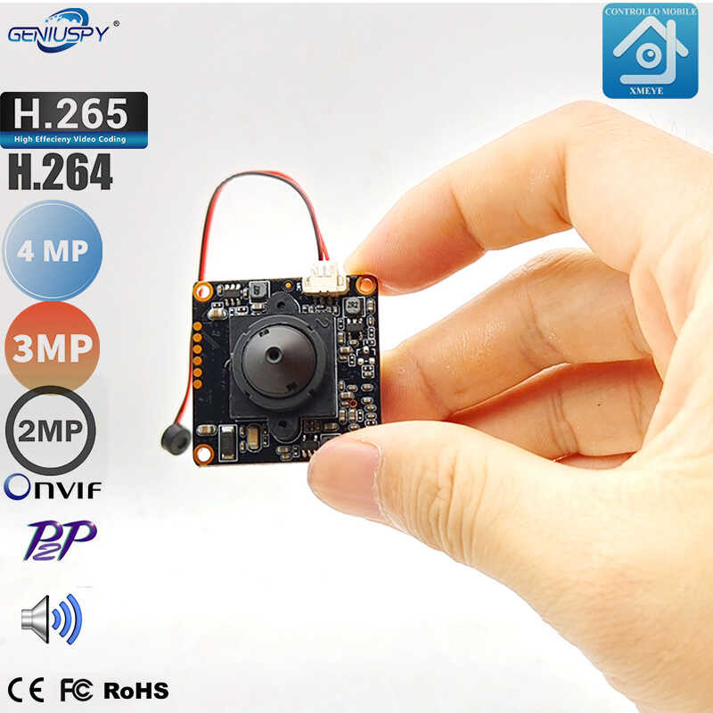32X32mm RP Mini IP Camera Module 4Mp 2560*1440 Low Illumination ...