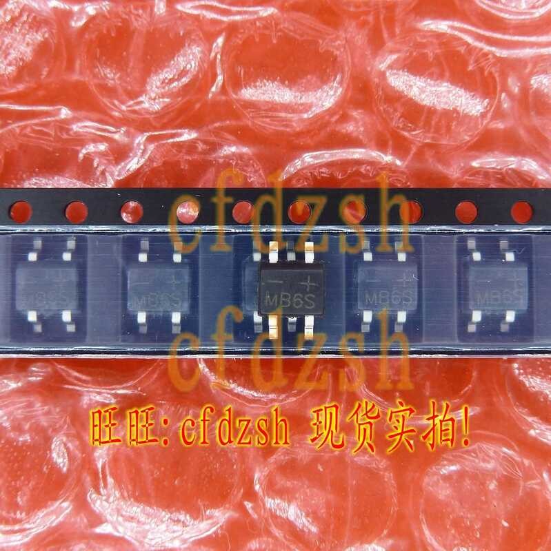 Surface mounted MB6S bridge rectifier bridge rectifier 600V/0.5A SOP-4 ...