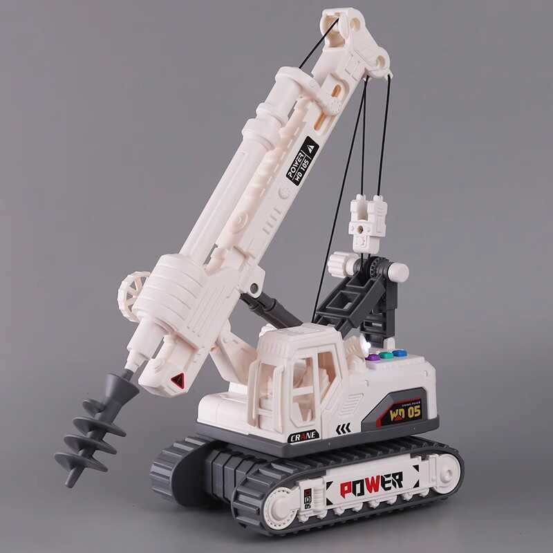 Children's Large Music Story Pile Driver Toy Engineering Vehicle Gift ...