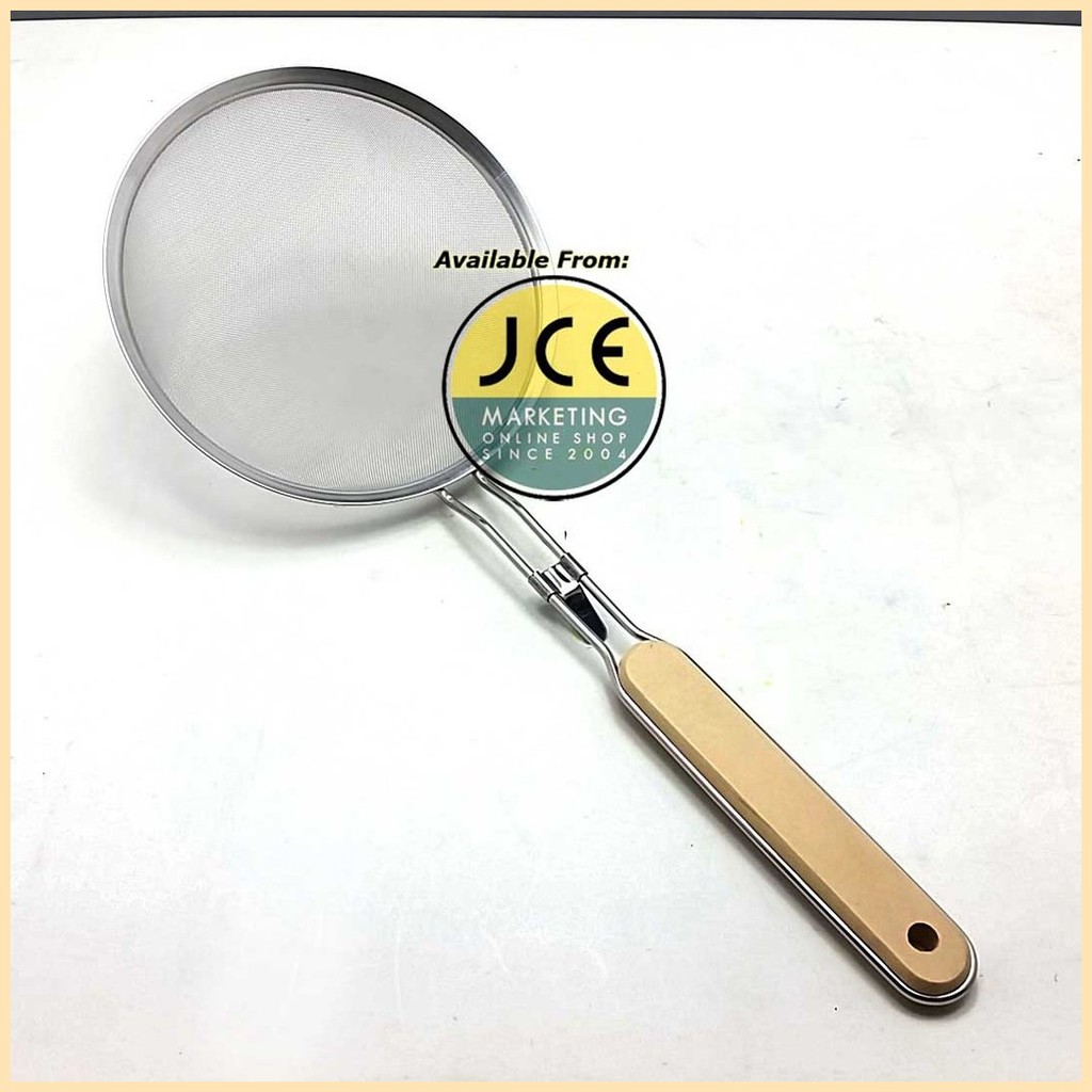 Fine and Super Fine Mesh Stainless Strainer Skimmer § | Shopee Philippines