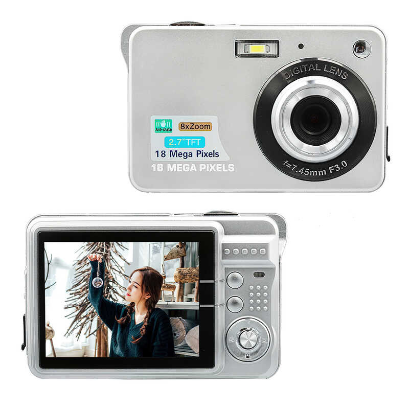 720P Portable Digital Video Camera 18Mp Photo 8X Zoom Anti-Shake With ...