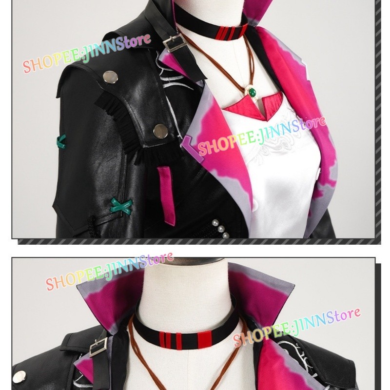 - JINN - League of Legends Arcane JINX POWDER Cosplay Costume POW-POW ...