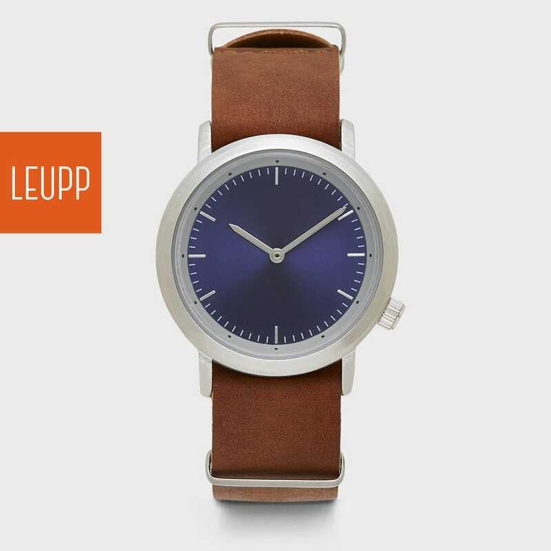 LEUPP Jin Amber/Cobalt Blue 38Mm Watch For Men And Women | Shopee ...