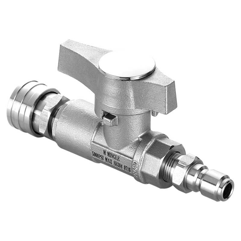 New Upgraded Stainless Steel Valve High Pressure Ball Valve 3/8 ...