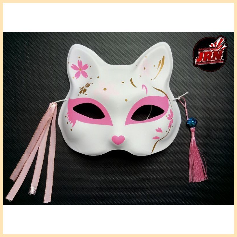 Japanese Kitsune Cat Mask - JDM Japan Inspired | Shopee Philippines