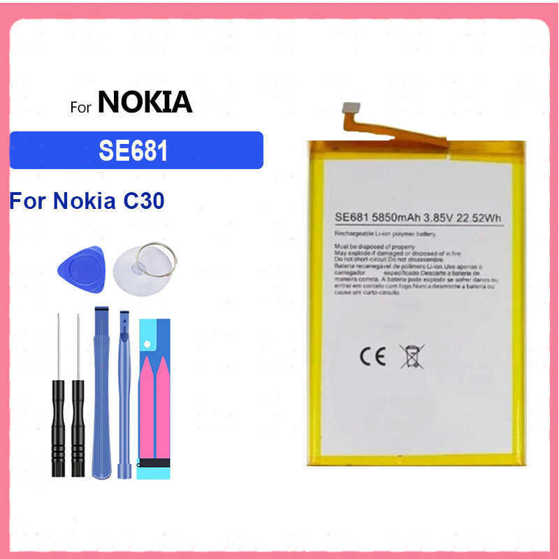 SE681 5850mAh original Battery For Nokia C30 | Shopee Philippines