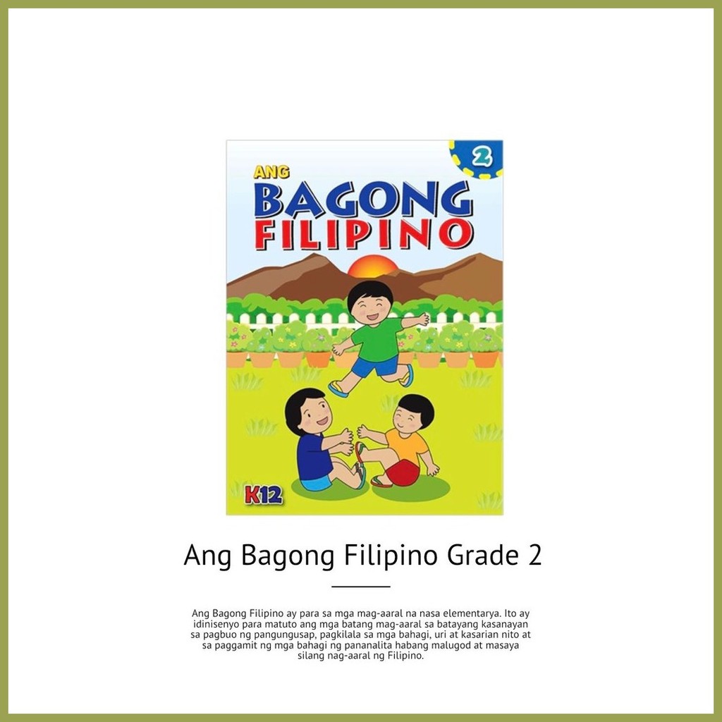 ↔ ♧ Ang Bagong Filipino Workbook Nursery Kinder Grade 1 Grade 2 and ...